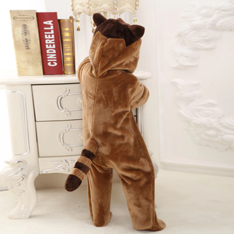 Combinaison Pyjama Chat Brun Bébé | Animal | Pyjama Panda Shop