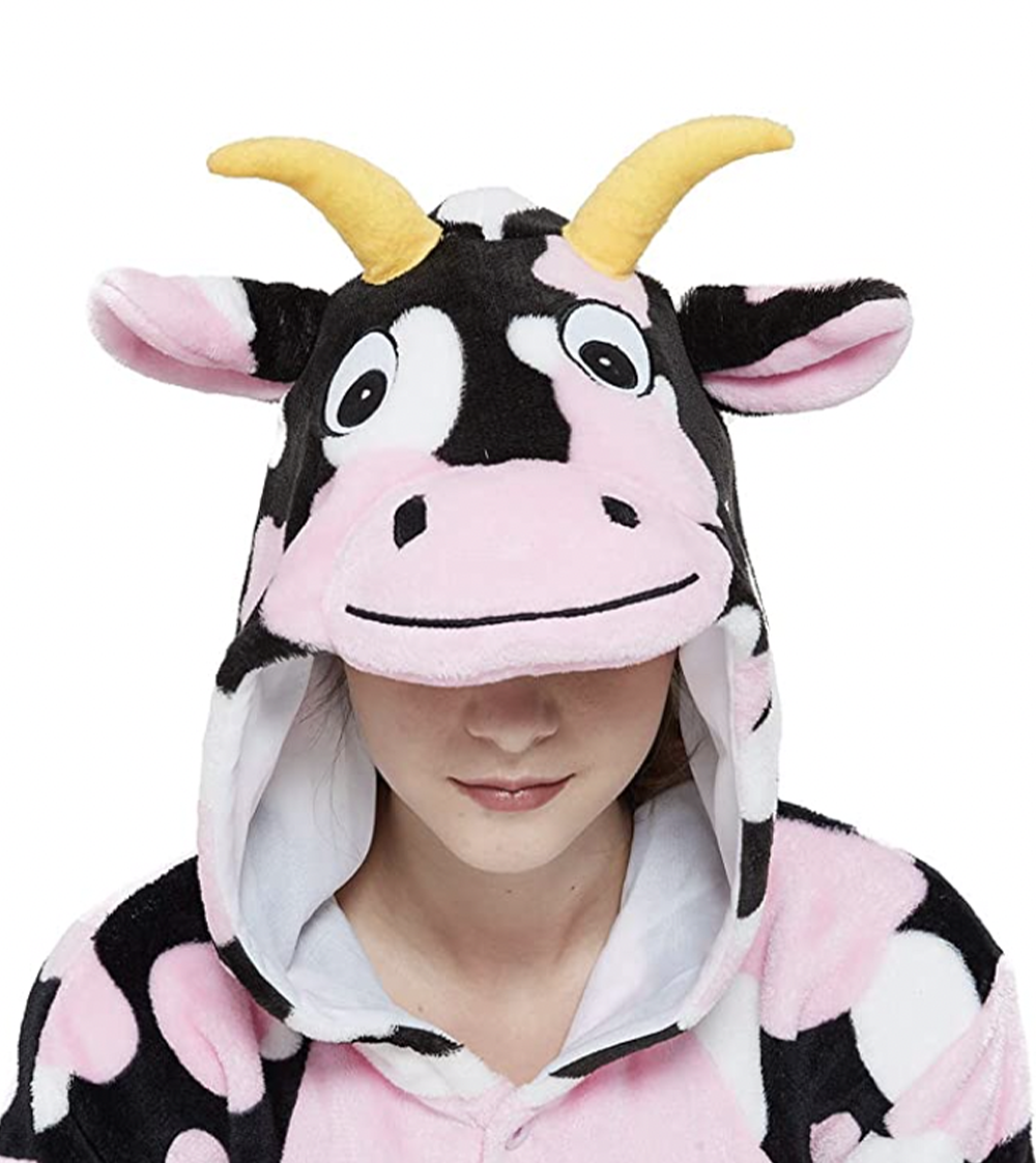 Combinaison Pyjama Vache Rose | Animaux | Pyjama Panda Shop